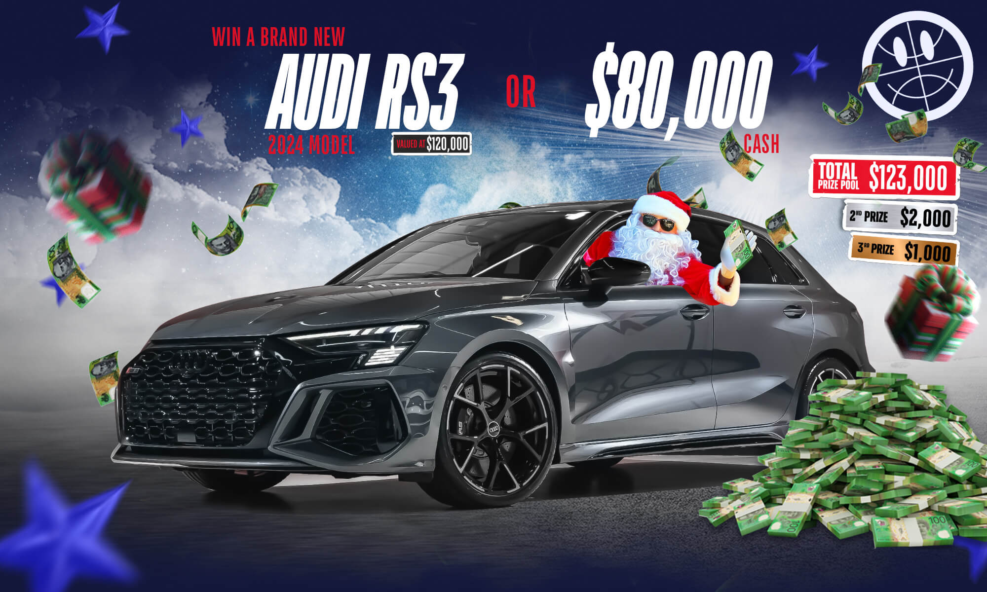 Win a new Audi RS3 or $80,000 cash! - Winners Locker